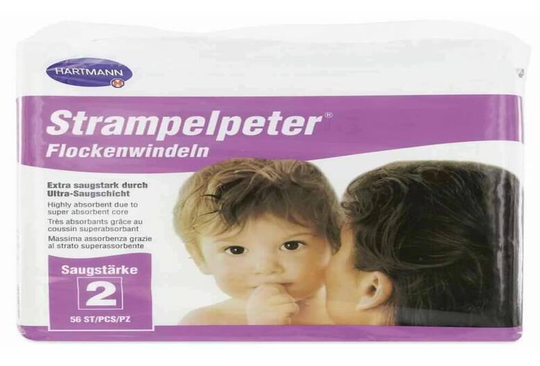 Strampelpeter Flockenwindeln Saugstärke 2 | docdorado